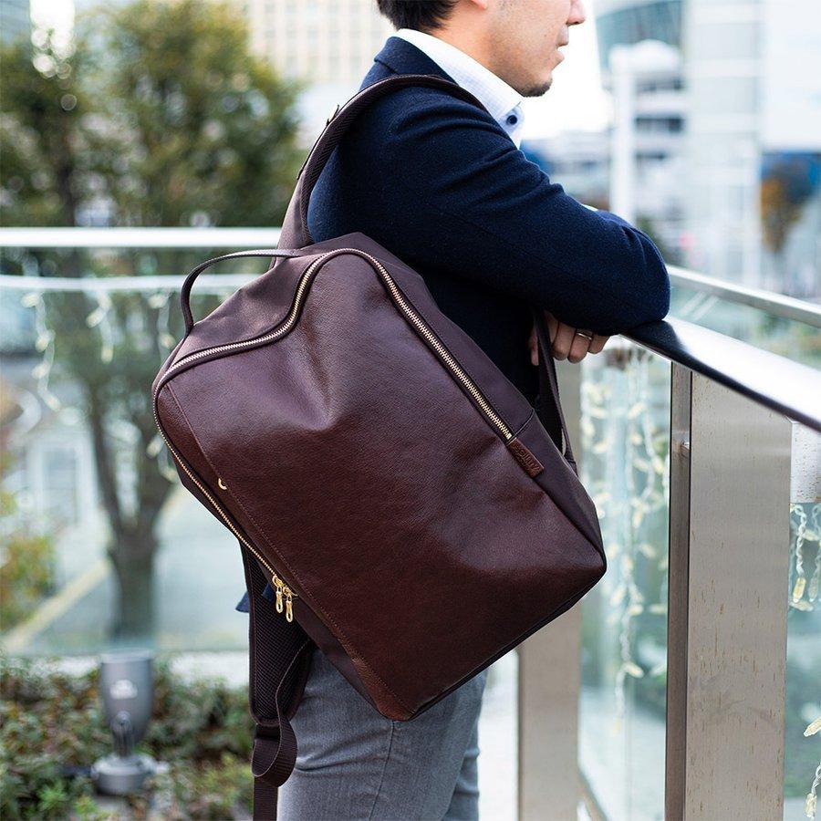 豚革 ピッグレザー スクエア 軽量 リュック pc バックパック A4 ビジネス AGILITY affa アジリティ アッファ ペガーズリュック :0924-rs:革の物語 - 通販 ...