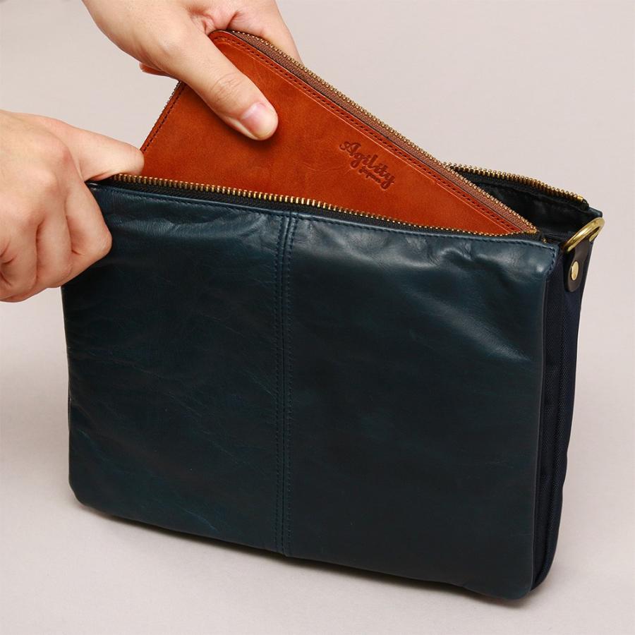 AGILITY クラッチバッグ メンズ 本革 ショルダーバッグ 2way ホースレザー 軽量 affa アジリティ アッファ ペガーズクラッチ : 革の物語 - 通販 - Yahoo!ショッピング