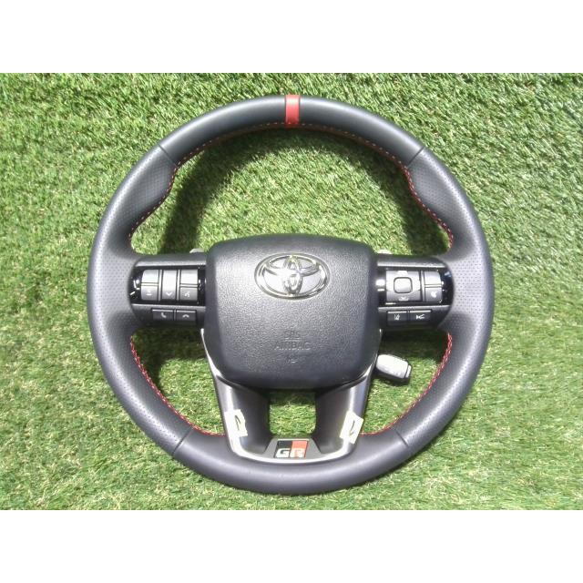 ハイラックス 3DF-GUN125 ステアリングホイール 2GD-FTV 089 美品 低走行 GRスポーツ 45100-YP110-C0 : 河村自動車工業 ヤフー店 - 通販 ...