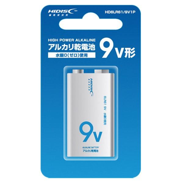 9V形 角電池 アルカリ乾電池 006P HIDISCx1個/送料無料メール便 : hi9v19m : カワネット - 通販 - Yahoo ...