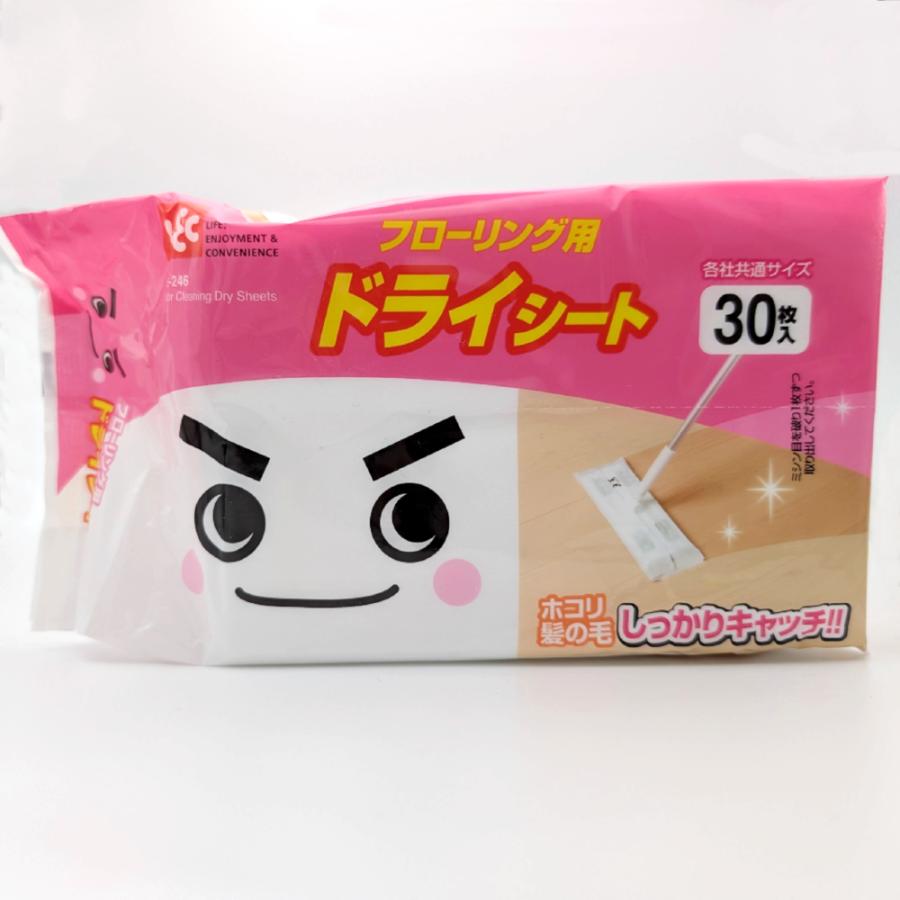 LEC レック ドライシート フローリング用 30枚入 SS-246 経済的 両面タイプ : 河島商店 - 通販 - Yahoo!ショッピング