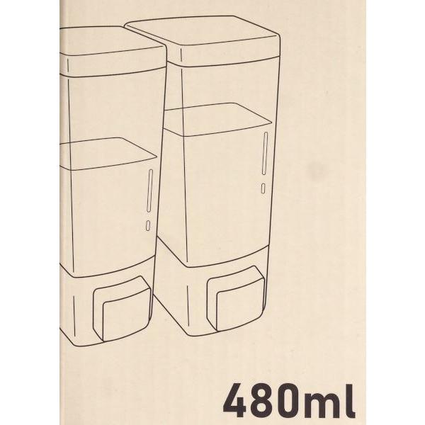 マグネットディスペンサー ホワイト 容量480ml : 100円雑貨&日用品卸-BABABA - 通販 - Yahoo!ショッピング