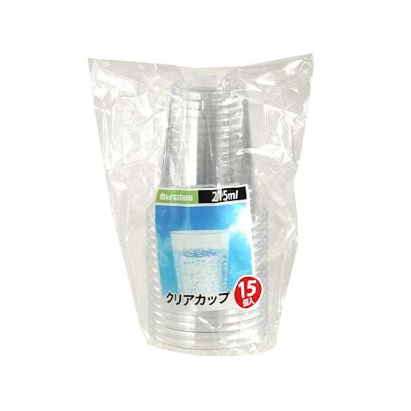クリアカップ 容量215ml 15個入 (100円ショップ 100円均一 100均一 100均) : 100円雑貨&日用品卸-BABABA - 通販 - Yahoo!ショッピング