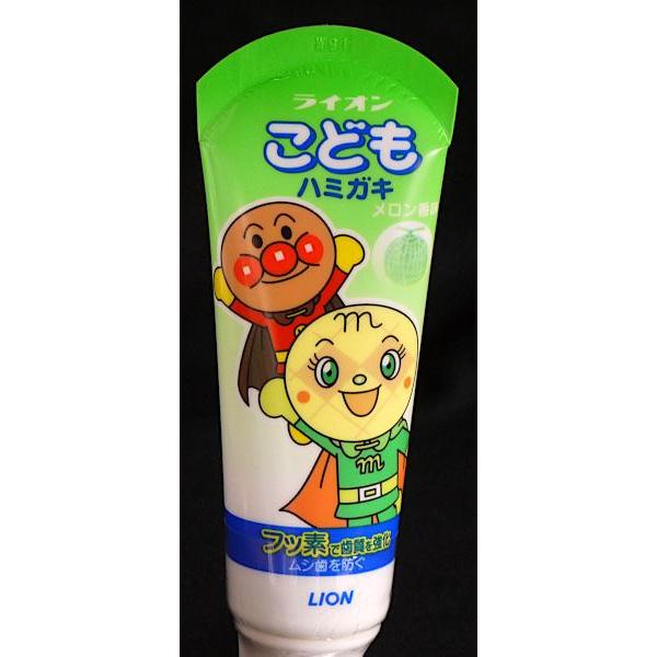 ライオンこどもハミガキ アンパンマン メロン香味 40g : 100円雑貨&日用品卸-BABABA - 通販 - Yahoo!ショッピング