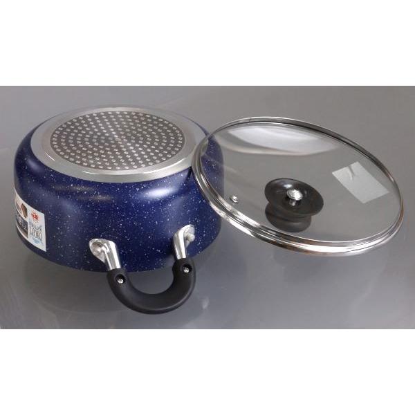 マーブル両手鍋 ココスキッチン コーティング IH200V対応 20cm : 100円雑貨&日用品卸-BABABA - 通販 - Yahoo!ショッピング