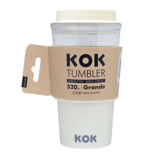 KOKタンブラー グランデ オフホワイト 容量520ml : 2kkb37028 : 100円雑貨&日用品卸-BABABA - 通販 - Yahoo!ショッピング