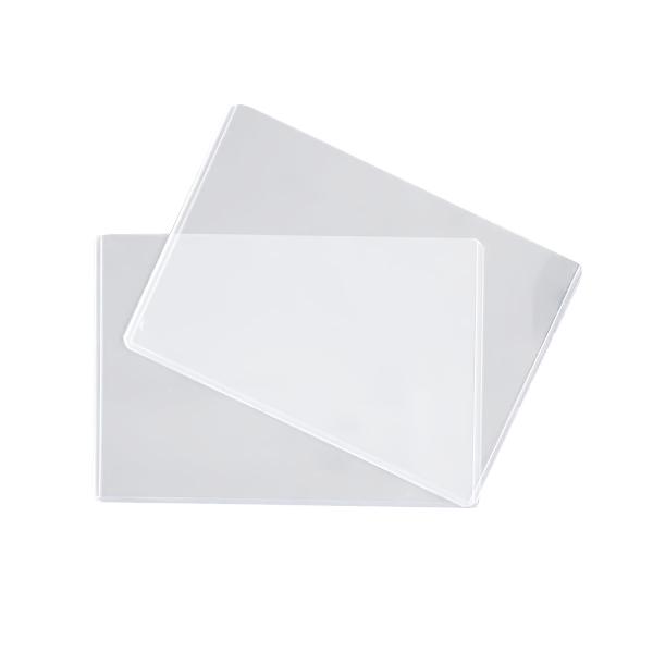 ハードカードケース B6サイズ収納可 19.5×13.6cm 2枚入 (100円ショップ 100円均一 100均一 100均) : 100円 ...