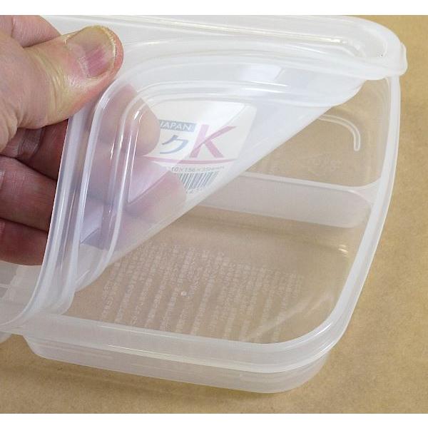 保存容器 しっかりパックK 仕切り付 容量710ml :2NKY45069:100円雑貨&日用品卸-BABABA - 通販 - Yahoo!ショッピング