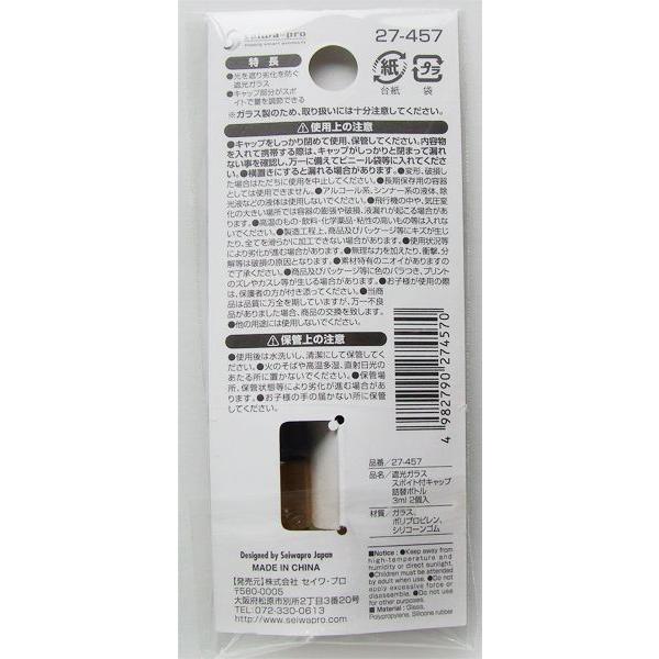 遮光ガラススポイト付キャップ詰替ボトル 容量3ml 2個入 (100円ショップ 100円均一 100均一 100均) : 100円雑貨&日用品卸-BABABA - 通販 - Yahoo!ショッピング