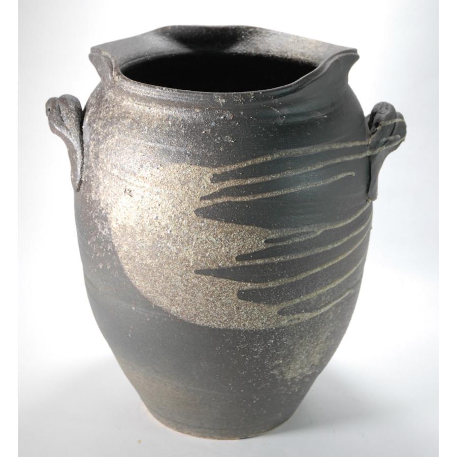 窯肌壺型傘立 （信楽焼き・陶器・傘立・梅雨・玄関・収納・B043-06） : 風の水琴工房 信楽焼き陶器専門店 - 通販 - Yahoo!ショッピング