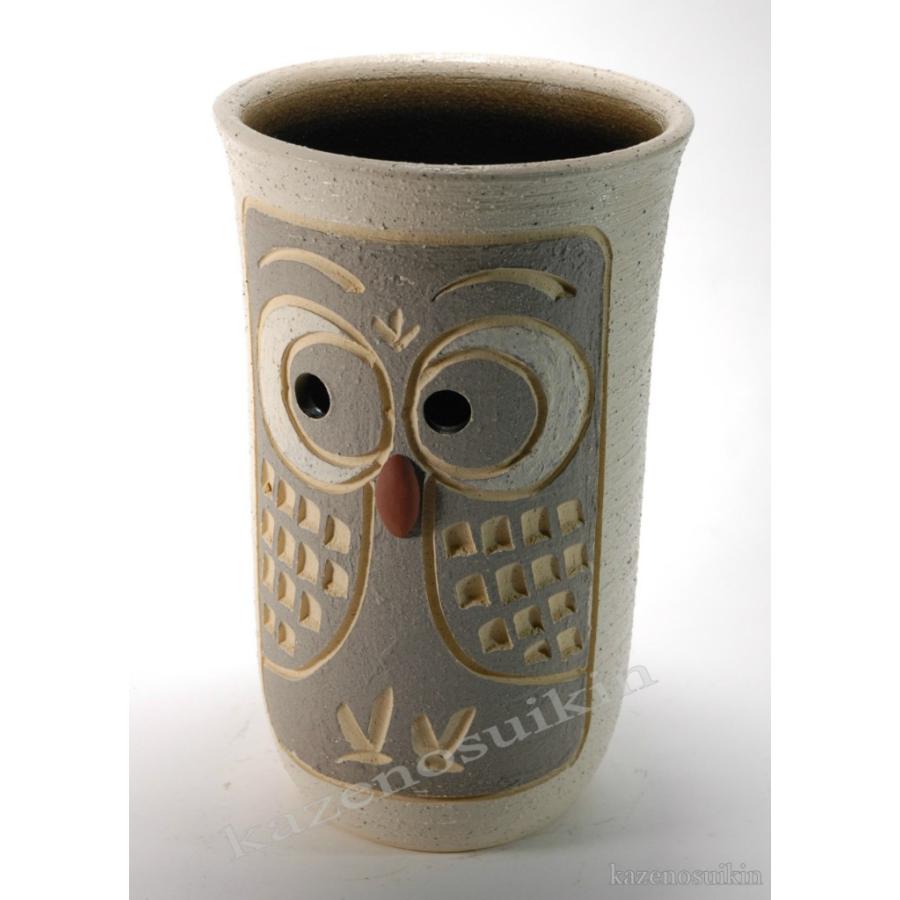 白ふくろう傘立 （信楽焼き・陶器・傘立・梅雨・玄関・収納・B046-04） : 風の水琴工房 信楽焼き陶器専門店 - 通販 - Yahoo!ショッピング