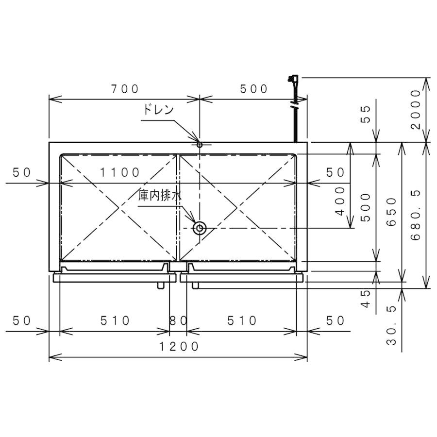 フクシマガリレイ 業務用冷蔵庫 縦型 GRN-120RX (旧GRN-120RM） 幅1200×奥行650×高さ1950 : 厨房スクランブル - 通販 - Yahoo!ショッピング