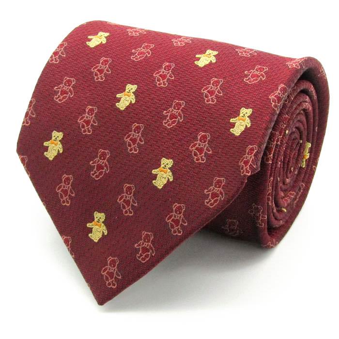 ジュンコシマダ ブランド ネクタイ シルク テディベア 総柄 メンズ レッド JUNKO SIMADA : KBNET - 通販 - Yahoo!ショッピング