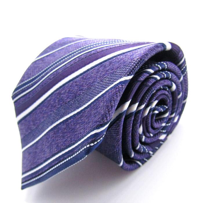 DAKS ダックス ブランド ネクタイ ストライプ柄 シルク 日本製 PO メンズ パープル : KBNET - 通販 - Yahoo!ショッピング