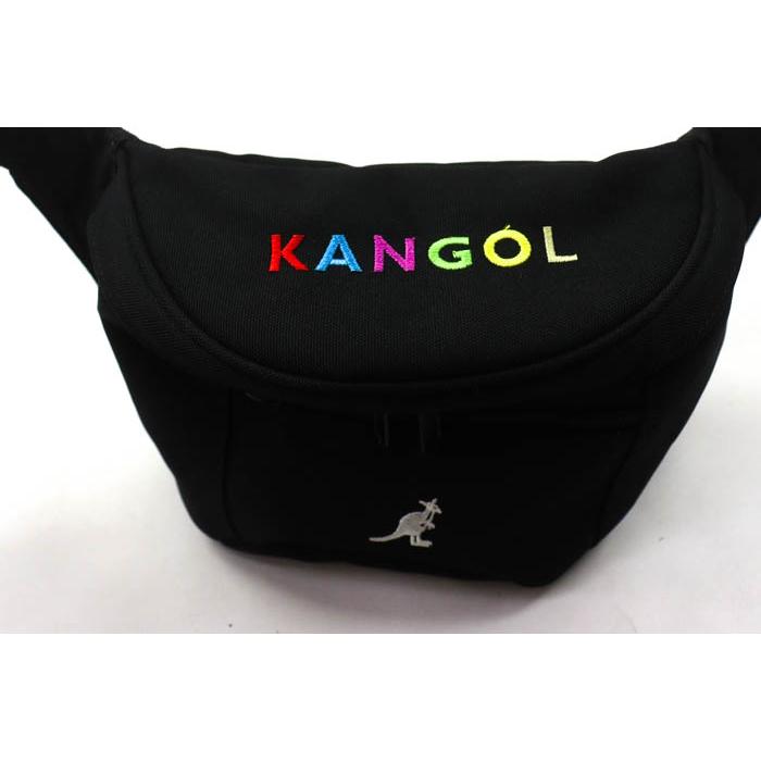 KANGOL カンゴール ウエストバッグ ポーチ ボディバッグ 鞄 カバン ブランド メンズ レディース ブラック : KBNET-DEUX - 通販 - Yahoo!ショッピング