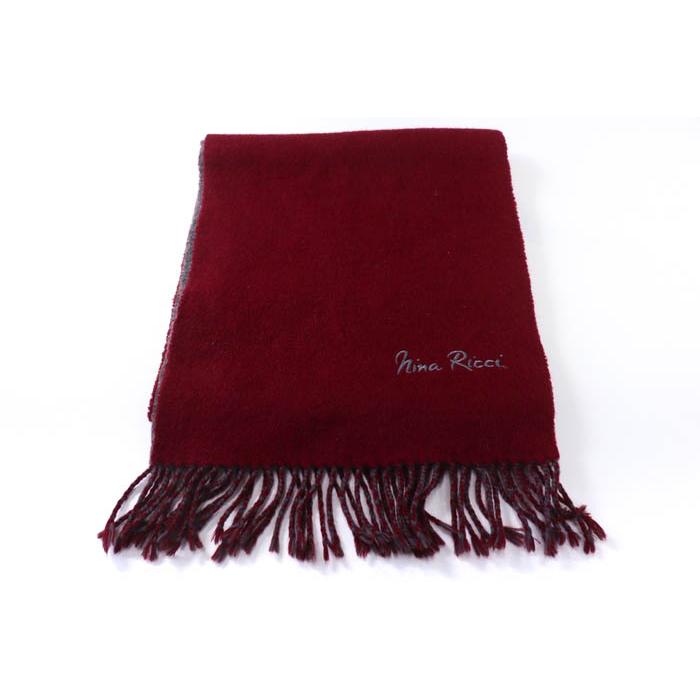 ニナリッチ マフラー ストール ロゴ刺繍 ブランド レディース レッド NINA RICCI : KBNET-DEUX - 通販 - Yahoo!ショッピング