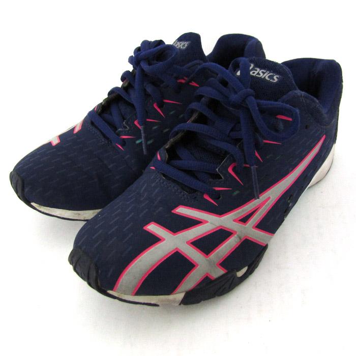 ASICS アシックス スニーカー ローカット レーザービーム 1154A069 シューズ 靴 レディース 22.5サイズ ネイビー系 asics : KBNET-DEUX - 通販 ...