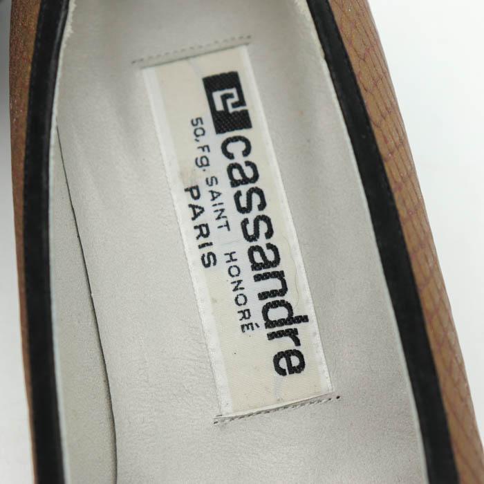 カサンドレ パンプス アーモンドトゥ ローヒール シューズ ブランド 靴 レディース 35.5サイズ ゴールド cassandre : KBNET-DEUX - 通販 - Yahoo!ショッピング