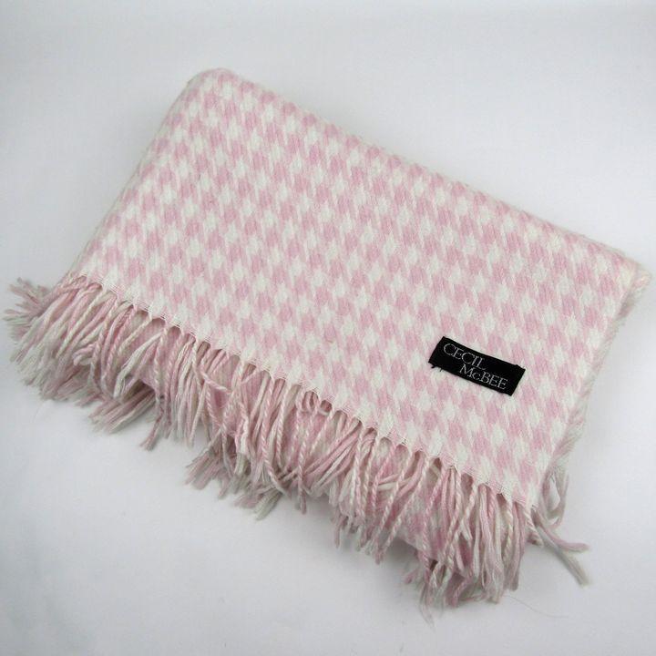 CECIL McBEE セシルマクビー マフラー ストール 千鳥格子 CECIL McBEE セシルマクビー マフラー ストール 千鳥格子