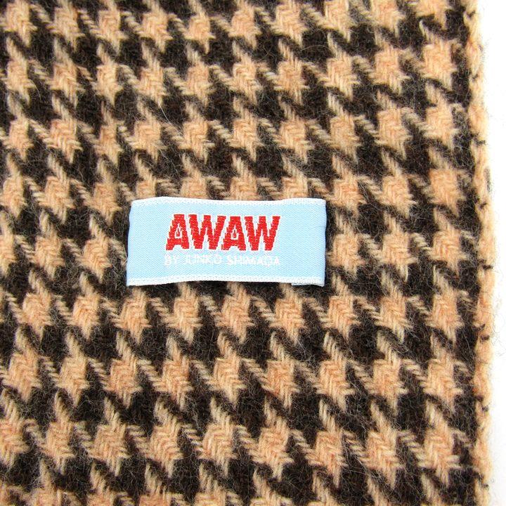ジュンコシマダ マフラー ストール 千鳥格子柄 ブランド 小物 レディース ブラウン AWAW by JUNKO SIMADA : KBNET-DEUX - 通販 - Yahoo!ショッピング