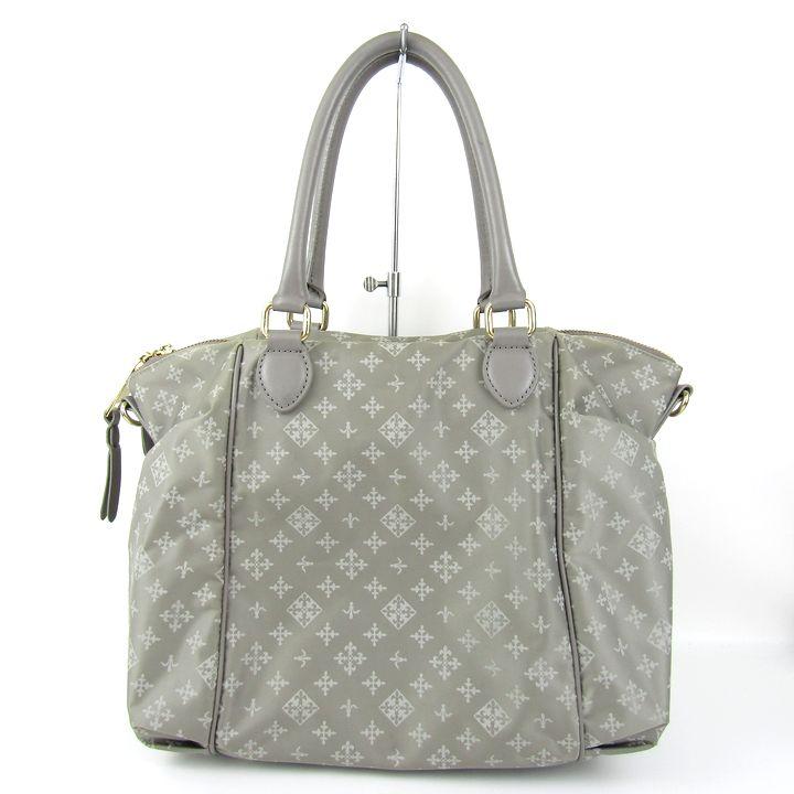 russet ラシット トートバッグ モノグラム ナイロン レザー ブランド 鞄 レディース グレー : KBNET-DEUX - 通販 - Yahoo!ショッピング