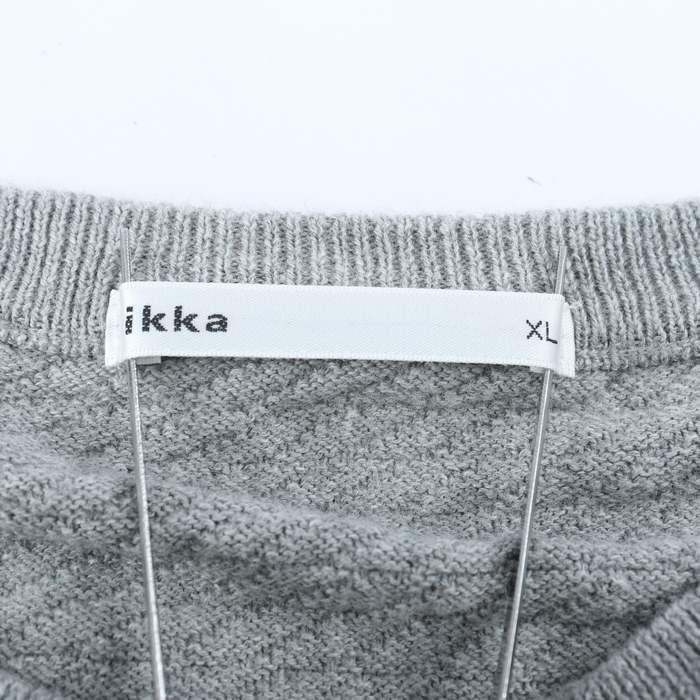 イッカ 半袖Tシャツ トップス ニット メンズ XLサイズ グレー ikka : KBNET-DEUX - 通販 - Yahoo!ショッピング