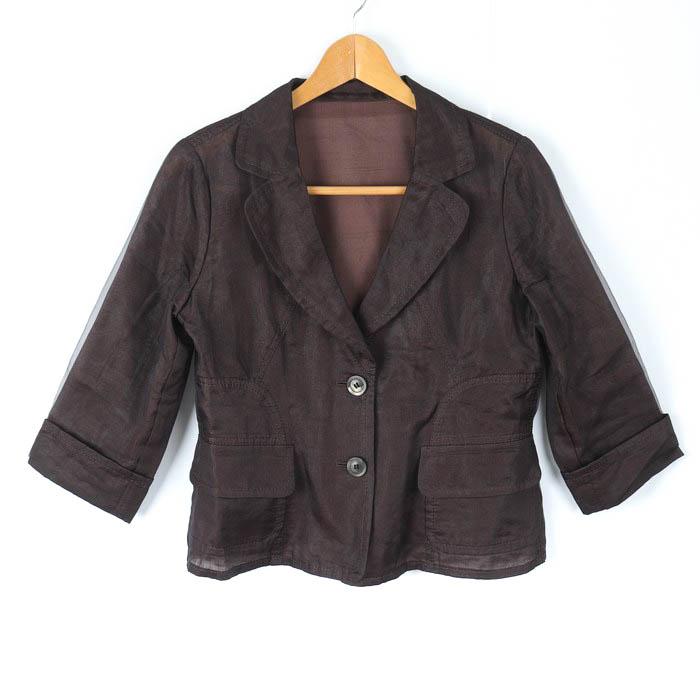 Leilian レリアン テーラードジャケット アウター レディース 9サイズ ブラウン : KBNET-DEUX - 通販 - Yahoo!ショッピング