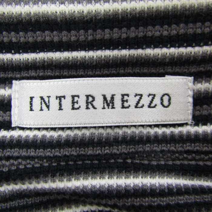 インターメッツォ 半袖ポロシャツ ボーダー トップス メンズ Lサイズ ブラック×ホワイト INTERMEZZO : md53439 : KBNET-DEUX - 通販 - Yahoo!ショッピング