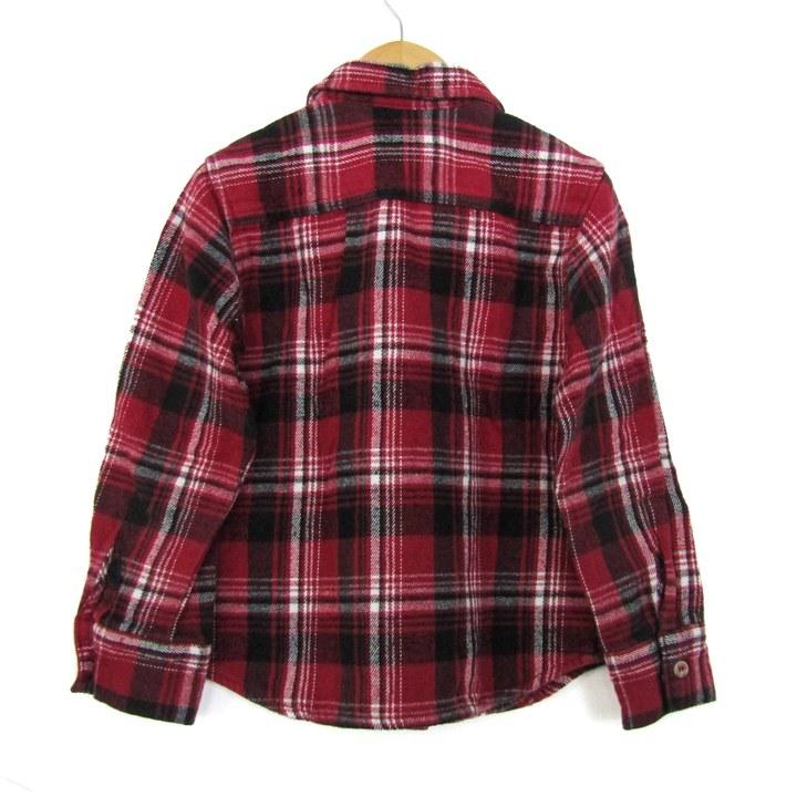 エドウィン 長袖シャツ ネルシャツ コットン100% ブランド トップス 赤 黒 キッズ 男の子用 120サイズ レッド×ブラック EDWIN : KBNET-DEUX - 通販 ...