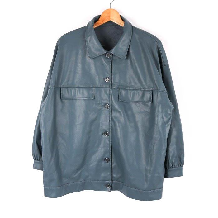 2PINK ブルゾン ジャケット フェイクレザー 無地 しまむら ViVi アウター レディース Mサイズ グレー ツーピンク : KBNET-DEUX - 通販 - Yahoo!ショッピング