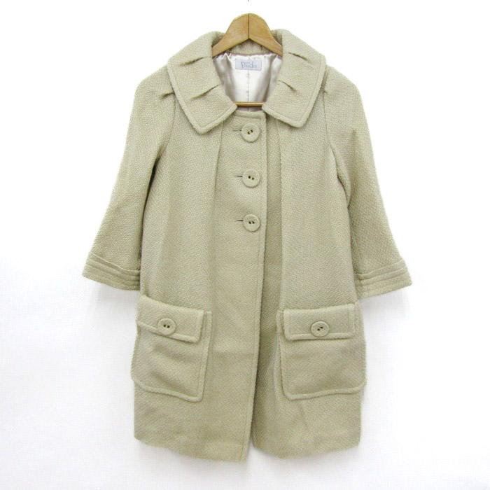 プチプードル コート ウール混 アウター レディース フリーサイズ ベージュ系 Petitpoudre : KBNET-DEUX - 通販 - Yahoo!ショッピング