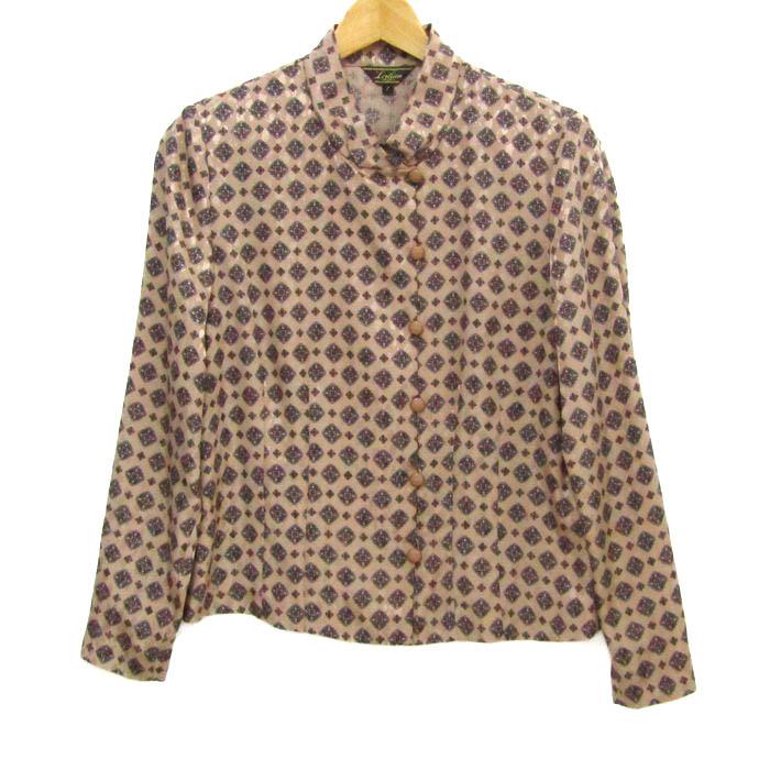 Leilian レリアン 長袖シャツ 総柄 トップス レディース 7サイズ 茶系 : KBNET-DEUX - 通販 - Yahoo!ショッピング
