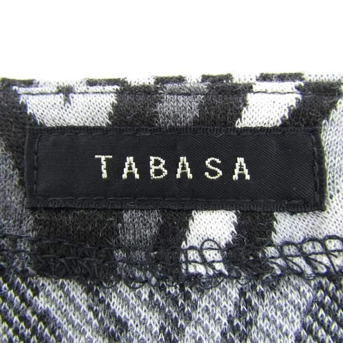 タバサ ニット セーター 長袖 ウール混 トップス 日本製 黒 レディース 32サイズ ブラック×グレー TABASA : KBNET-DEUX - 通販 - Yahoo!ショッピング