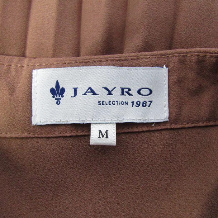 JAYRO ジャイロ シャツワンピース 切替プリーツ トップス レディース Mサイズ ブラウン系 : KBNET-DEUX - 通販 - Yahoo!ショッピング