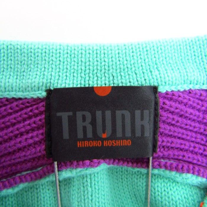 トランクヒロココシノ ニット トップス 長袖 オウムワッペン レディース 40サイズ ミントグリーン×紫 TRUNK HIROKO KOSHINO : KBNET-DEUX - 通販 ...