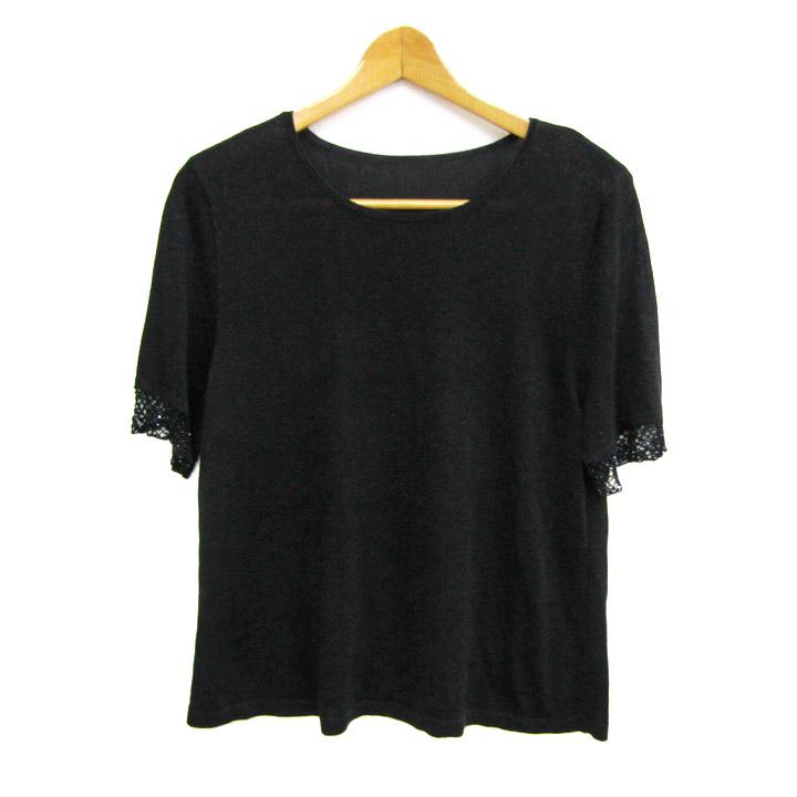 Leilian レリアン カットソー シャツ トップス シルク ラメ 大きいサイズ レディース 13+サイズ ブラック : KBNET-DEUX - 通販 - Yahoo!ショッピング