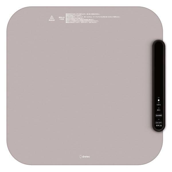 ドリテック ドリテック WM-100BE フードウォーマー ホッとマットまる 保温マット 温度設定 80度 100度 dretec お取り寄せ商品 ホットプレート : KCMオンラインショップ ...