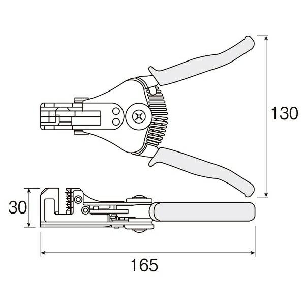 HOZAN ホーザン P-90-A ワイヤーストリッパー 単線用 0.5/1.2/1.6/2.0mm P90A お取り寄せ商品 HOZAN プロ志向 プロ仕様 : KCMオンラインショップ ...