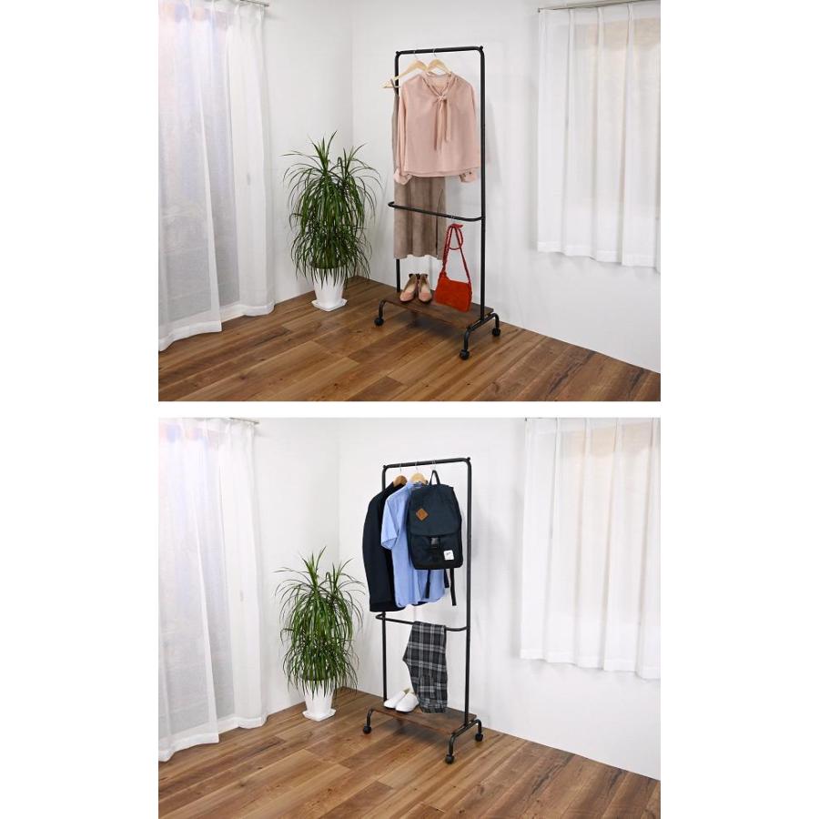 フクダクラフト 【4月中旬入荷予定】フグタクラフト HS-C170 VBR キャスター付き2段ハンガー ヴィンテージブラウン 送料無料(北海道・沖縄・離島を除く) メーカー直送 : KCM ...