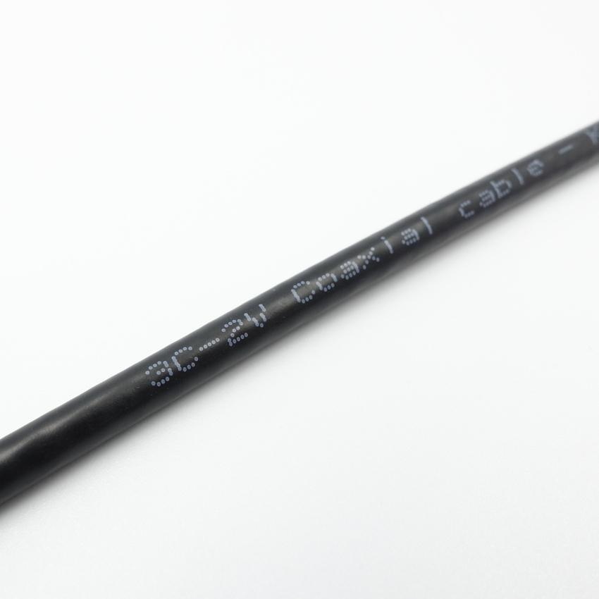 30m 3C-2V同軸ケーブル(BNCP-BNCP 両端BNCコネクター） 防犯カメラ、監視カメラの映像ケーブルに 3C2V 同軸 映像線 黒 KC-12836 : kc-12836 : 防犯 ...