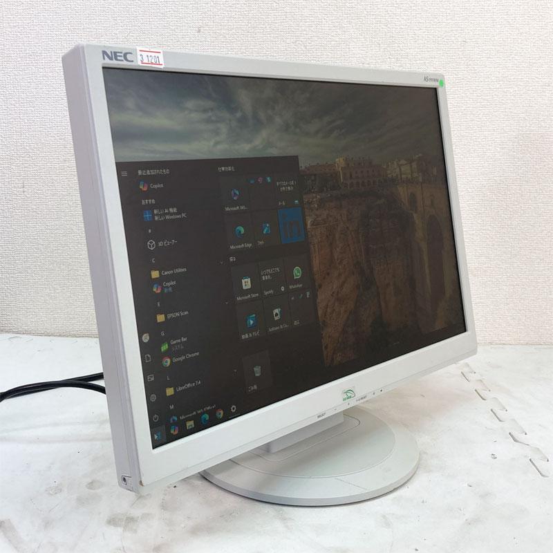 NEC 中古 ワイド液晶モニター ★ AS191WM 19.5型ワイド液晶 解像度：1440×900 WXGA+ 入力2系統 VGA/DVI ...
