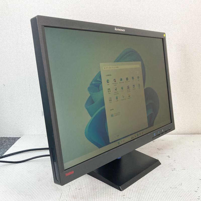 ThinkVision 中古 ワイド液晶モニター 2010年製 ★ Lenovo L2250pwD 22インチ 解像度:1680×1050 ...