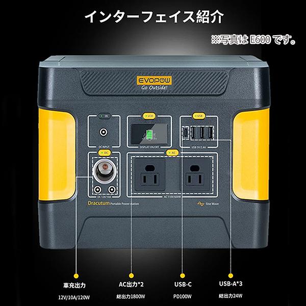 ポータブル電源 EVOPOW E1000 :20211123:ケィディーディーストア - 通販 - Yahoo!ショッピング