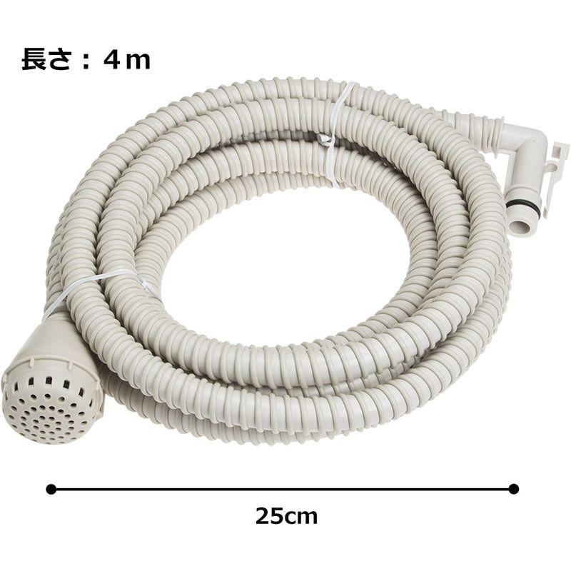 SANEI 風呂水給水ホースセット 長さ4M バスポンプ機能付洗濯機用 Wフィルター付 PT171-871S-4 グレー : 20221207000409-00766 : ケーディーライン ...