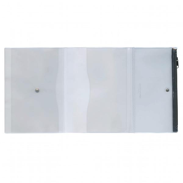 A5サイズ対応 isshoni. ペンケース付手帳&ノートカバー PVC ブラック N1856 : 文具・文房具のKDM ヤフー店 - 通販 - Yahoo!ショッピング