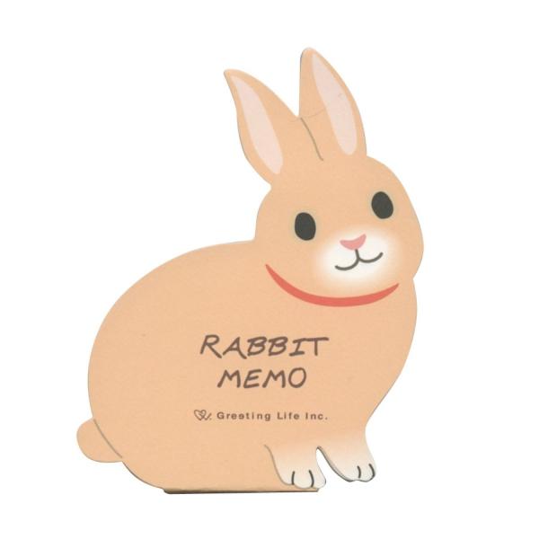 アニマルダイカット メモ うさぎ 動物保護支援 ETN-171 :p148342:文具・文房具のKDM ヤフー店 - 通販 - Yahoo!ショッピング
