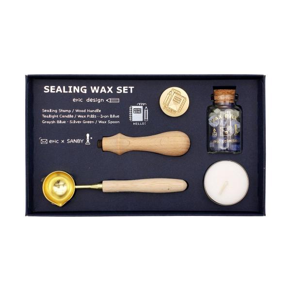 シーリングセット ノート 消しゴムはんこ作家 eric シーリングスタンプ ワックスピル 手紙 封筒 eric-slg-set03 : p149387 : 文具・文房具のKDM ヤフー店 ...