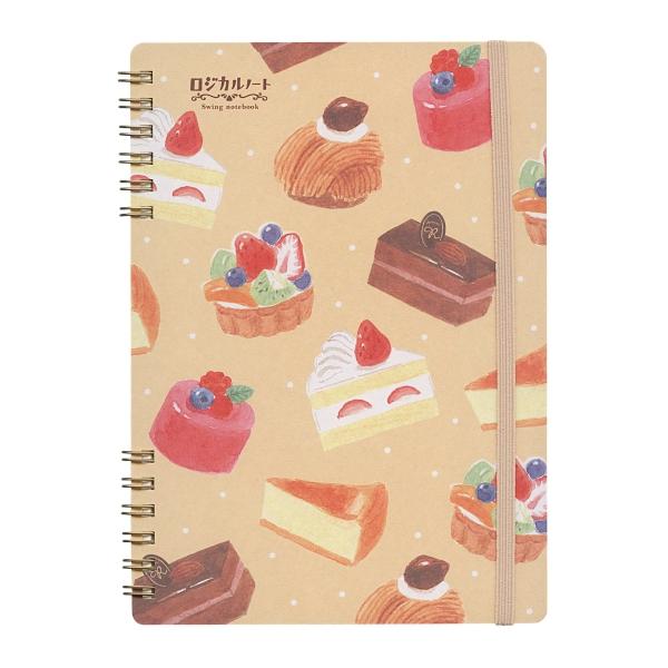 古川紙工コラボ スイングロジカル Wリングノート B6 オトメ時間 ケーキ NW-B506-1 : p150445 : 文具・文房具のKDM ヤフー店 - 通販 - Yahoo!ショッピング