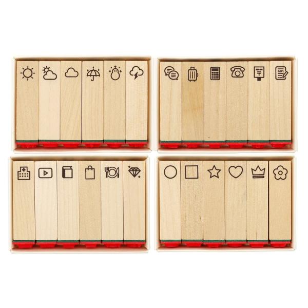 CHOCOTTO STAMP - ちょこっとスタンプ 天気/WEATHER : p151416 : 文具・文房具のKDM ヤフー店 - 通販 - Yahoo!ショッピング