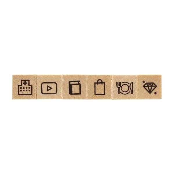 CHOCOTTO STAMP - ちょこっとスタンプ 暮らし/LIFE : p151417 : 文具・文房具のKDM ヤフー店 - 通販 - Yahoo!ショッピング